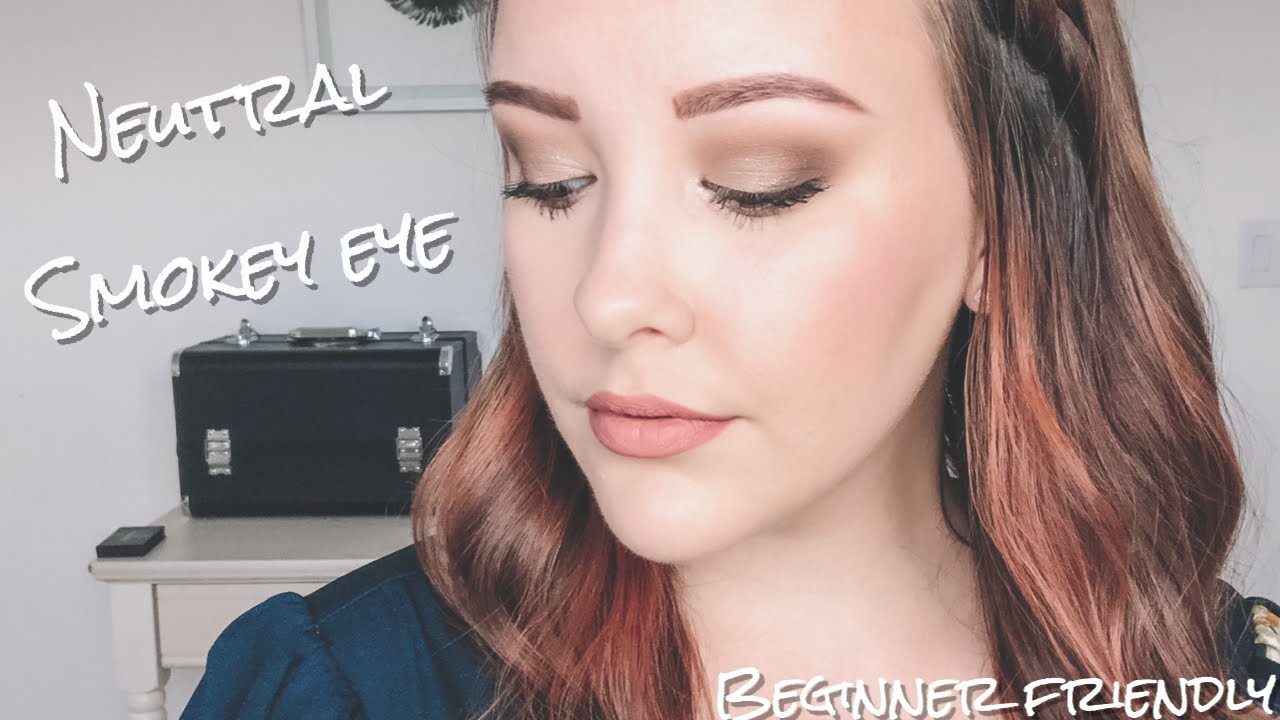 Neutral Smokey Eye | Beginner Friendly - YouTube