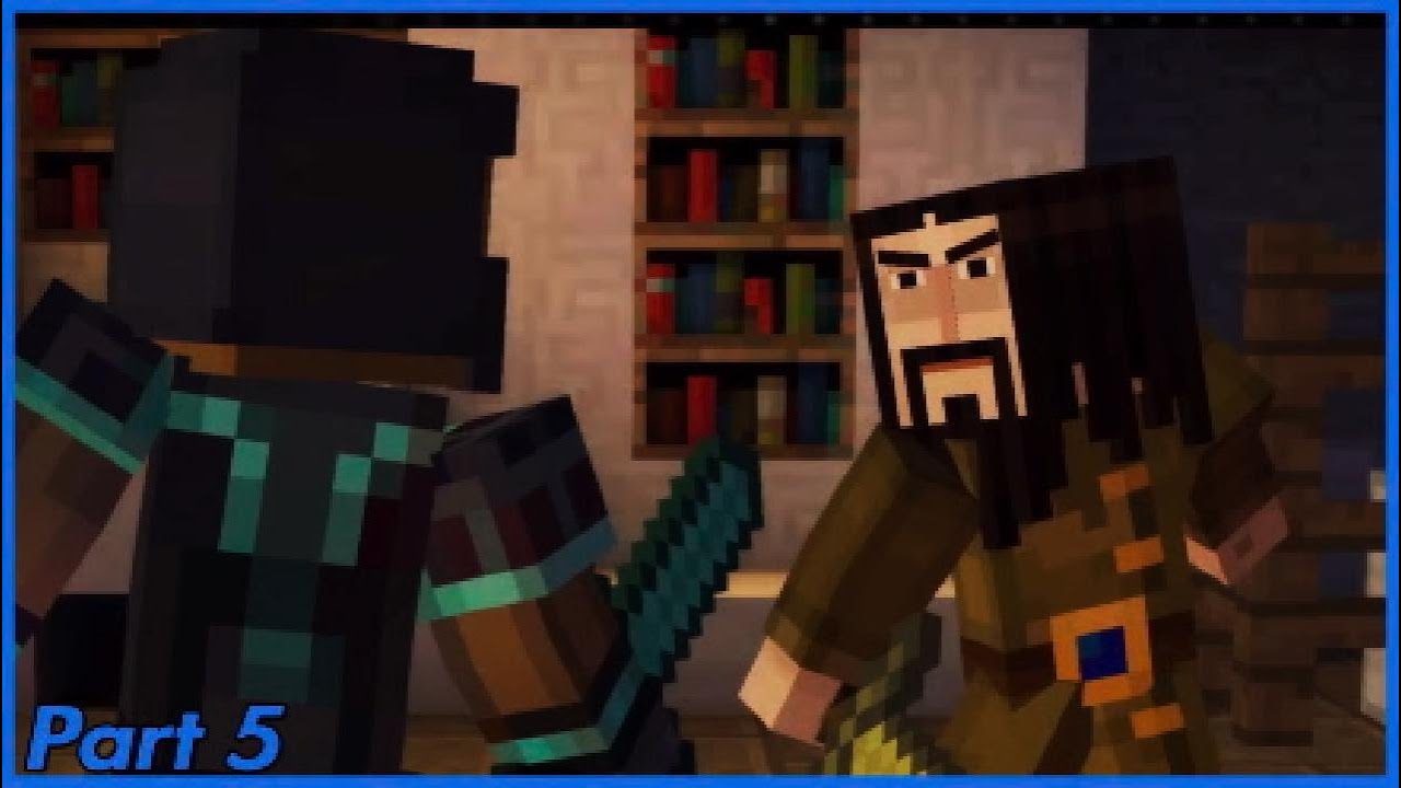 Gabriel Vs. Ivor | Minecraft Story Mode Part 5 - YouTube