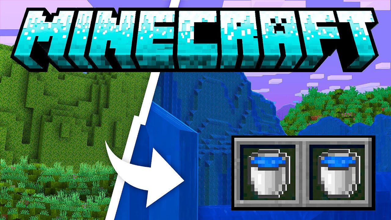 Inundei Um Bioma Inteiro No Minecraft 1 17 23 Youtube