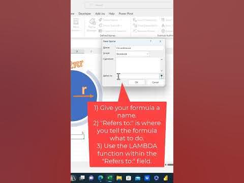 Create Your Own Excel Formulas!!! #shorts #excel - YouTube