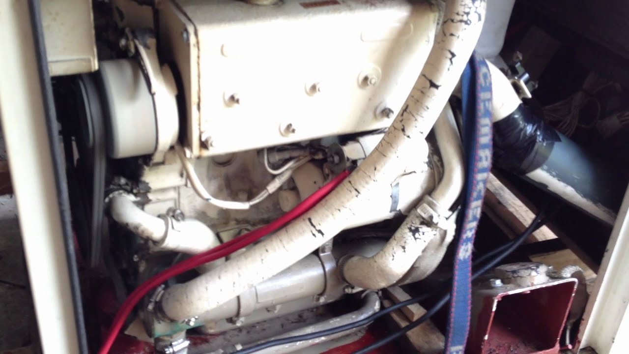 Kubota D950-B Marine Diesel - YouTube