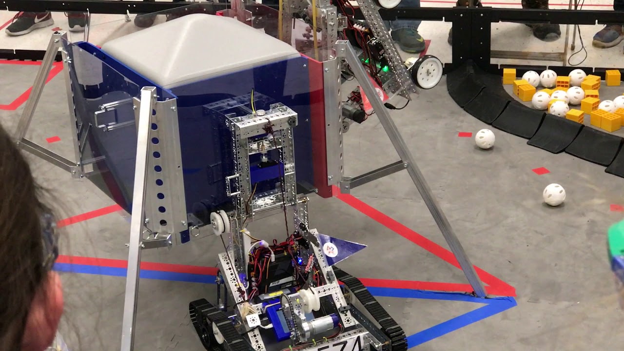 FTC 11574 - 2018-2019 Rover Ruckus - End Game: Latching - YouTube