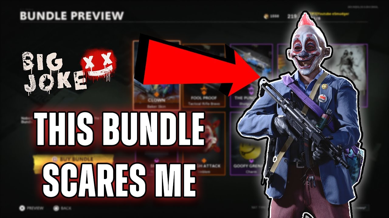 The NEW SCARY CLOWN Bundle In Warzone And Cold War | Big Joke Bundle ...