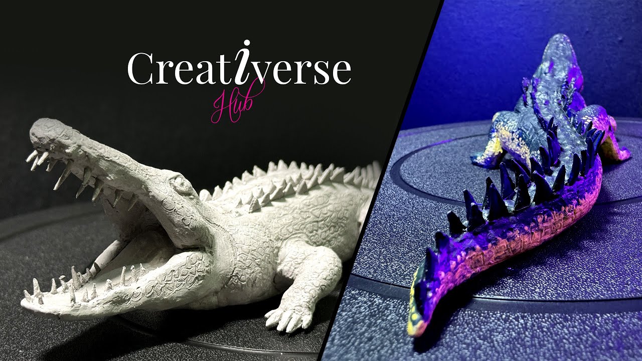 Crocodile | Clay Sculpting - YouTube
