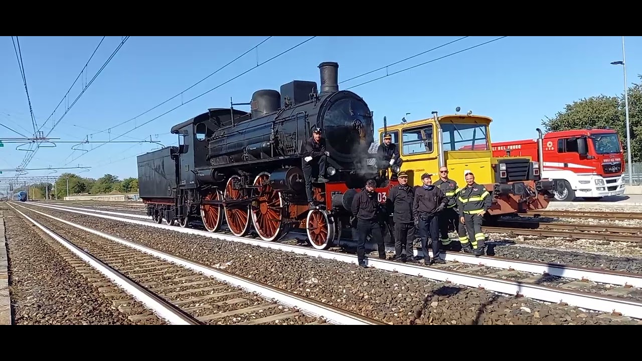 Locomotiva Fs Gr 640 003..Treno storico a Legnago 22/10/2023 - YouTube