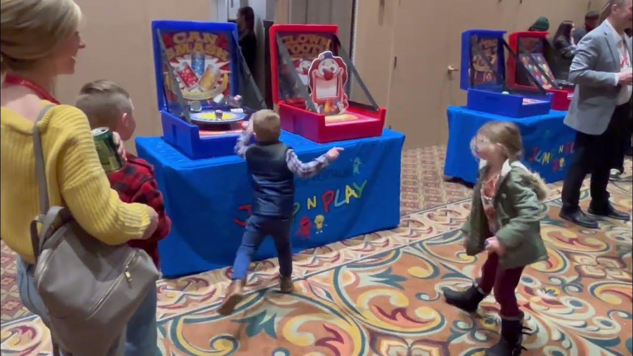 Can Smash Carnival Game - YouTube