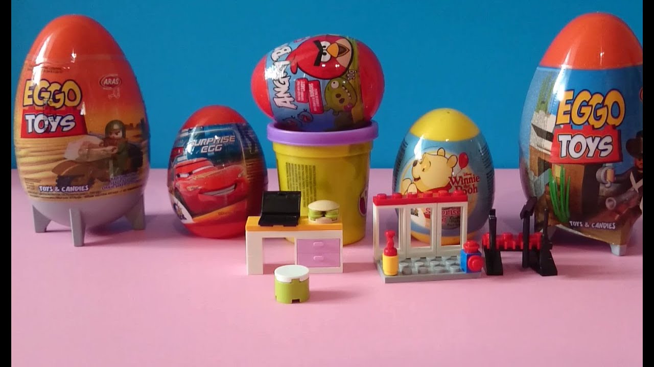 Eggo Lego Surprise eggs Toys Unboxing, Lego Überraschungseier ...