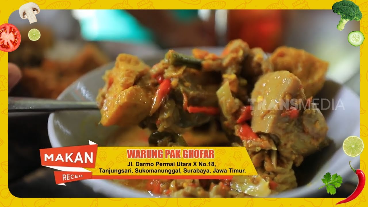 Ihsan Tarore Kulineran di Warung Pak Ghofar | MAKAN RECEH (15/02/24 ...