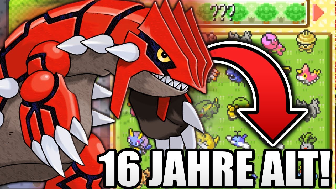 16 JAHRE ALTER POKÉMON RUBIN SPIELSTAND! - YouTube