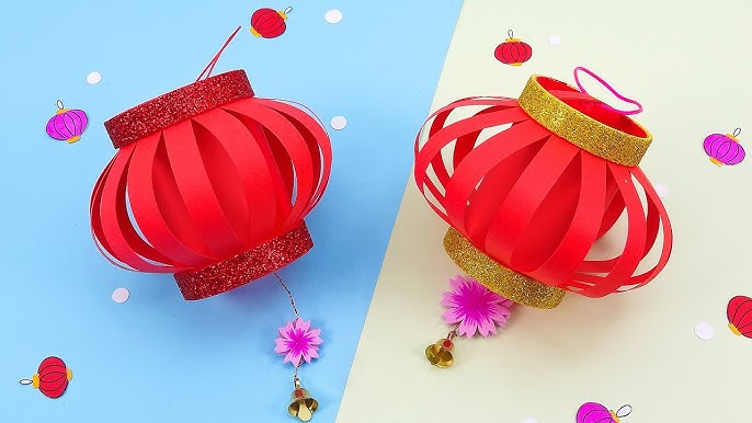 Easy Chinese Paper Lanterns Create Art With Mrs. P!: Easy Paper