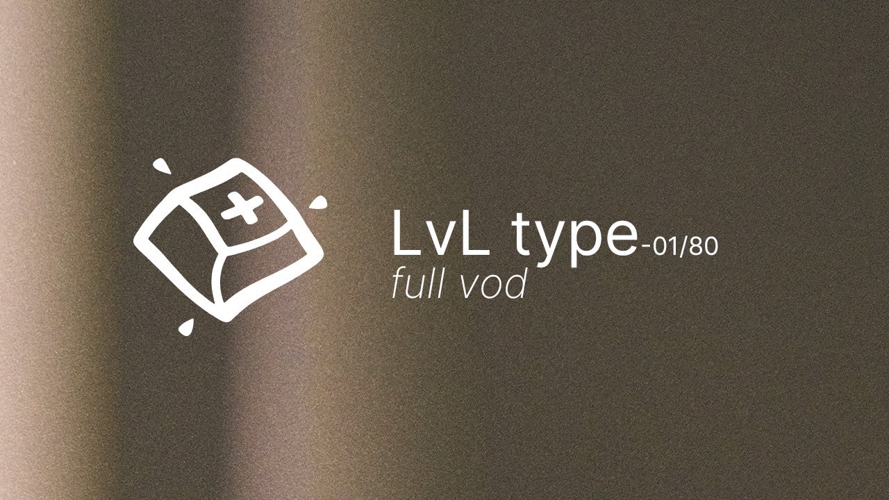 LvL Type-01/80 by Artifact Industries Build — Full VOD - YouTube