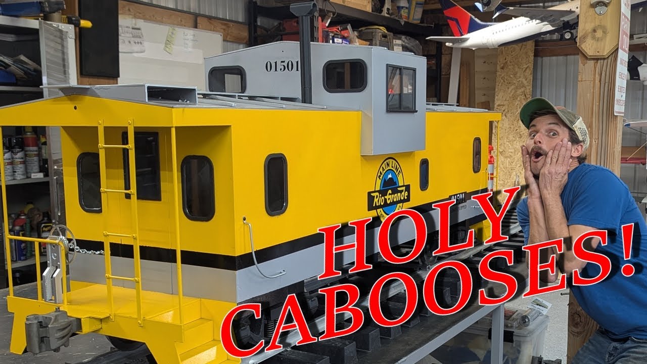 I Built a Caboose for my Backyard Railroad! - YouTube