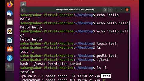 Bash Scripting in Arabic -Linux Ubuntu - YouTube