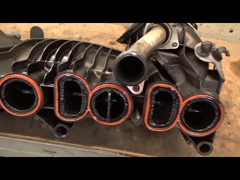 BMW N47 engine intake manifold oil leaks installation trouble. - YouTube