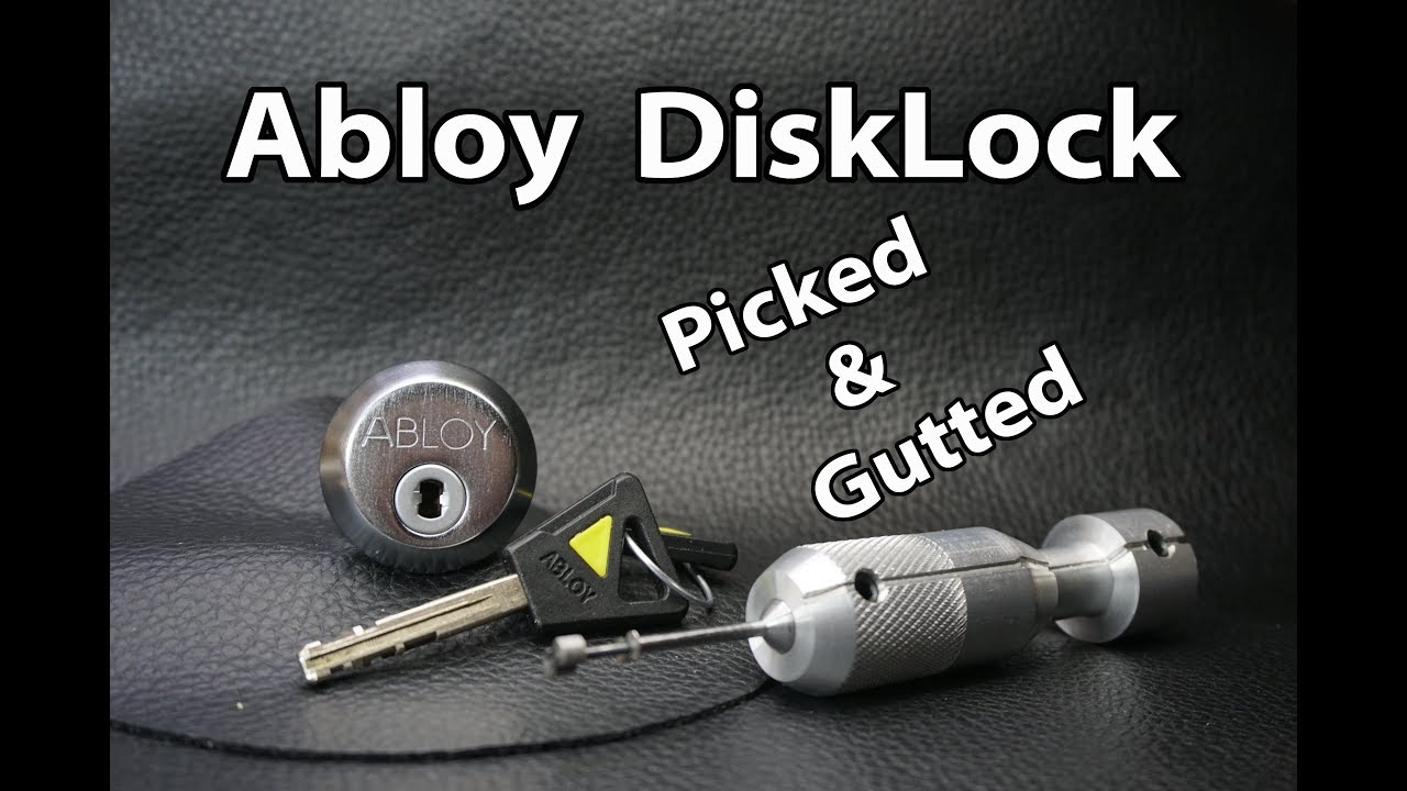 (8) Abloy DiskLock Picked and Gutted - YouTube