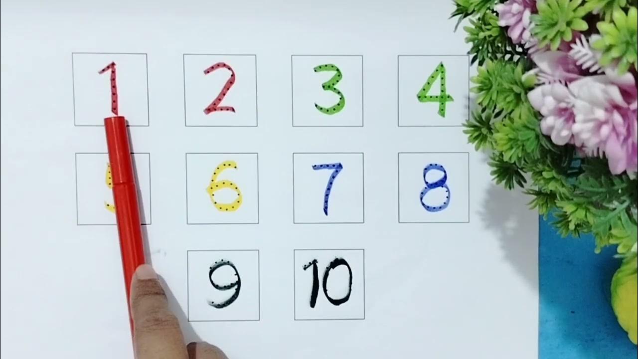 123 Number Names | 123 Number Counting | 123 learning for kids | 1 To 10 Numbers | Part 60 - YouTube