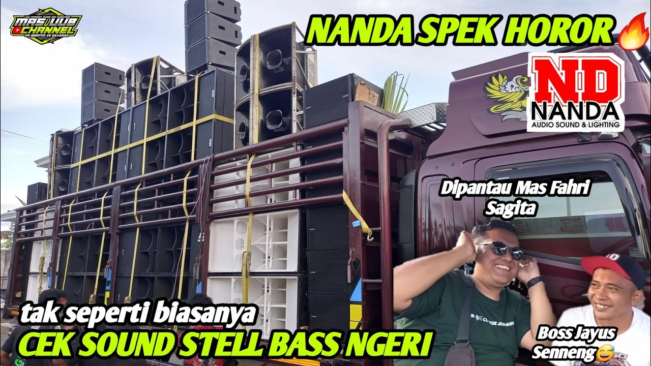 DIPANTAU OWNER SAGITA, NANDA AUDIO CEK SOUND BASS NGERI TAK SEPERTI ...