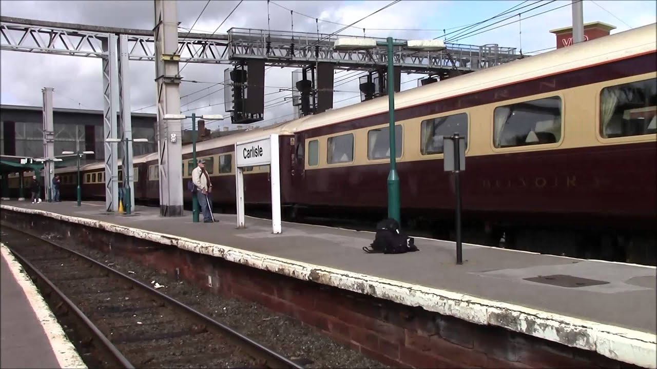 47501 & 47828 top and tail a train through Carlisle station - YouTube