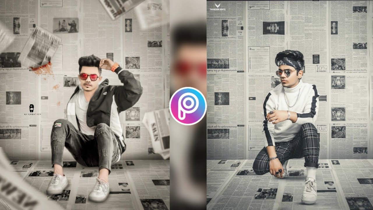 Picsart Newspaper Trending Photo Editing Concept || Instagram Viral ...