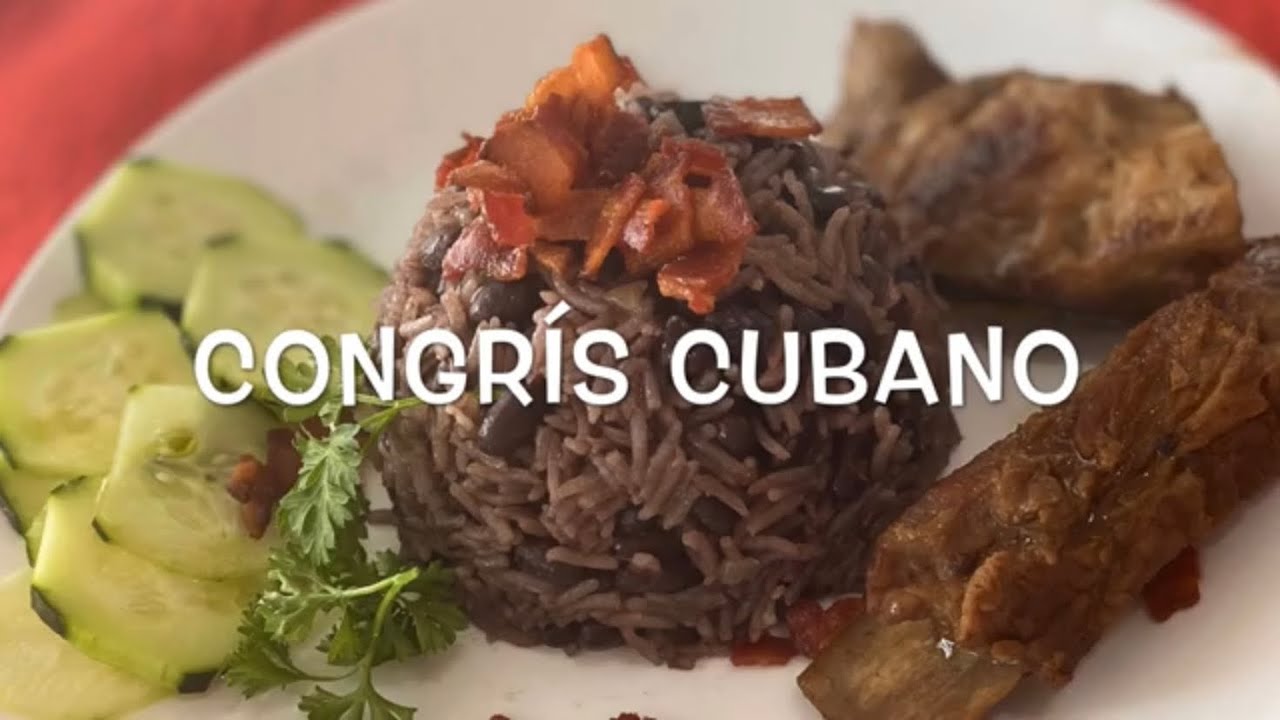 Arroz Congrís Cubano | Cocina Con Fujita - YouTube