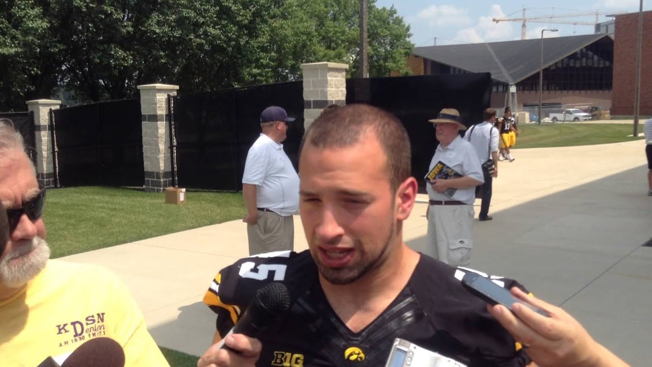 Iowa running back Mark Weisman talks offseason work, RB depth - YouTube