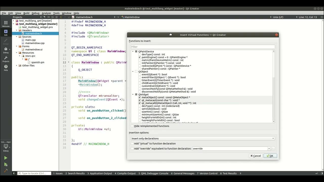 Qt Multilingual Cqtqmlwidget Youtube