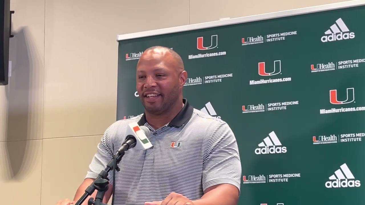 Miami Hurricanes offensive coordinator Josh Gattis Oct. 3 - YouTube