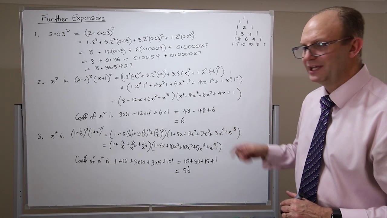11X1 Binomial Expansions and Pascals Triangle 2 Further Expansions ...