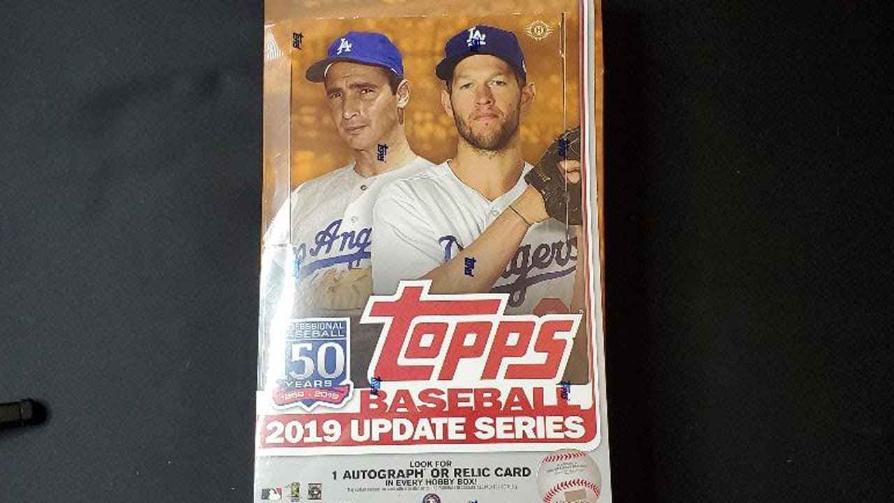 2019 TOPPS UPDATE HOBBY BOX PACK OPENING - YouTube