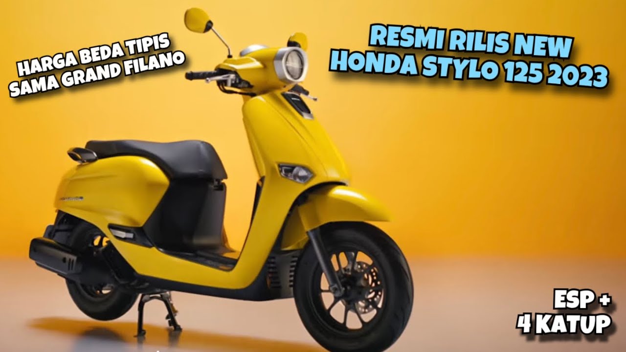 AKHIRNYA ‼️ NEW HONDA STYLO 125 2023 RESMI MENDARAT, PAKE RANGKA ESAF ⁉ ...