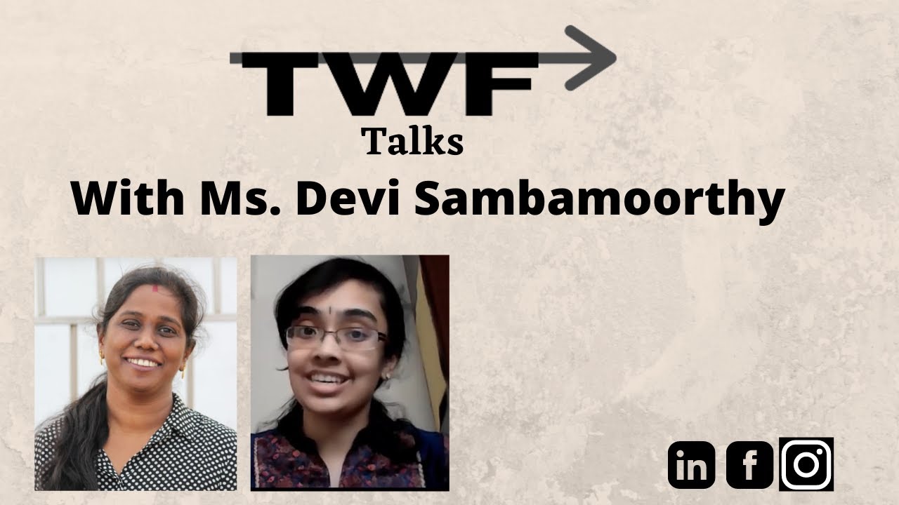 TWF Talks Women's Day Special Devi Sambamoorthy - YouTube