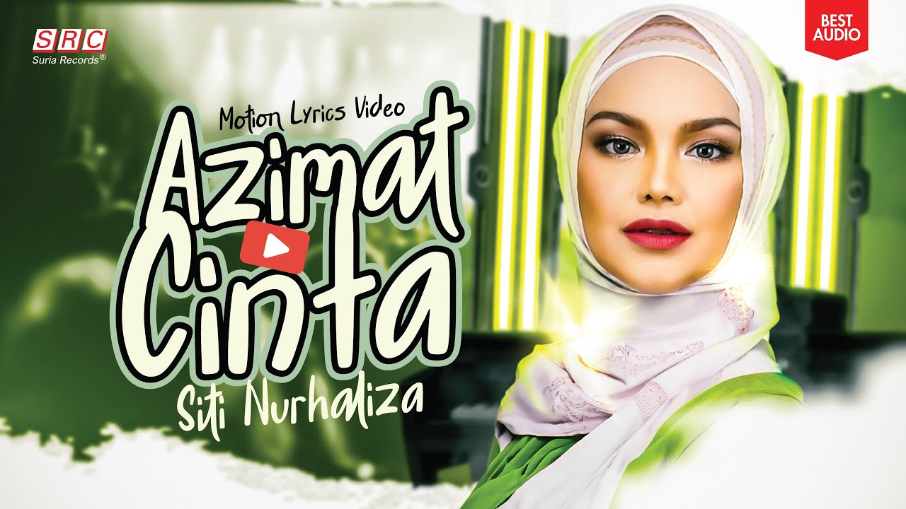Siti Nurhaliza - Azimat Cinta (Motion Lyrics Video) (Best Audio) - YouTube