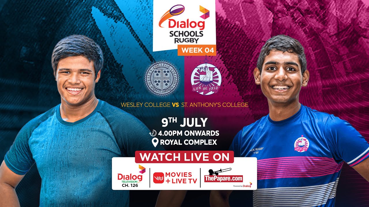 Wesley College vs St. Anthony's College - Dialog Schools Rugby League ...