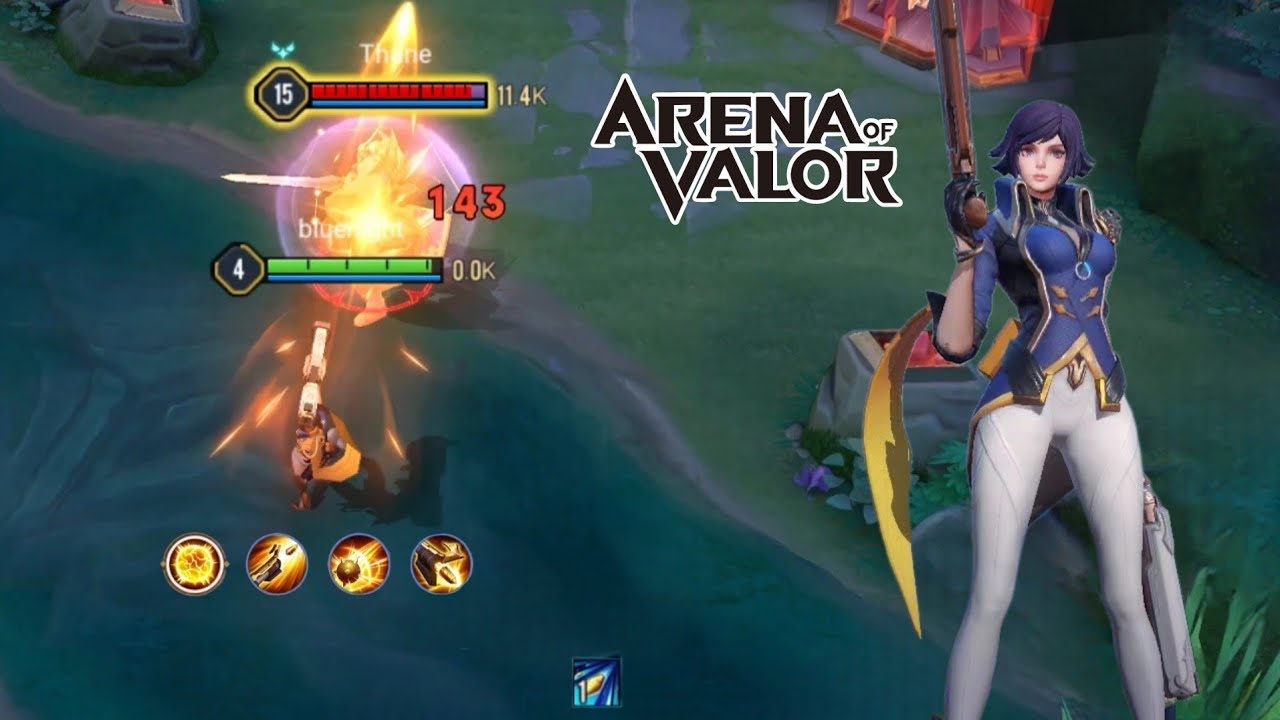 Penjelasan skill Violet Dari game Arena of Valor - YouTube