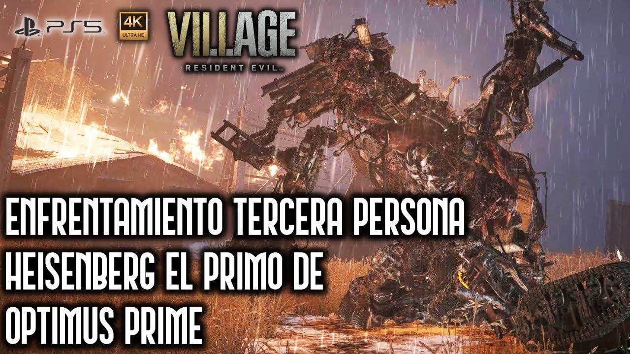 Pelea contra Heisenberg ( Esto Parece TRANSFORMERS ) Resident Evil ...