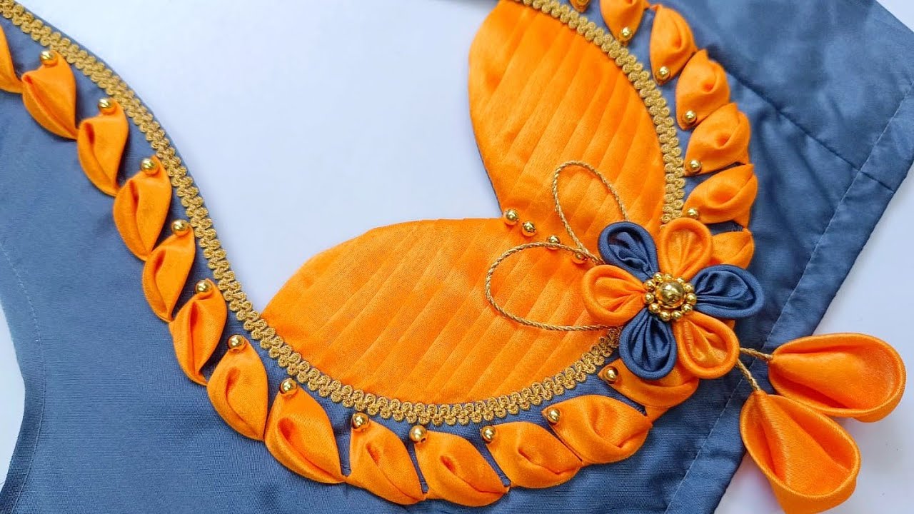 Very beautiful and Tranding model blouse back neck design | designer ...