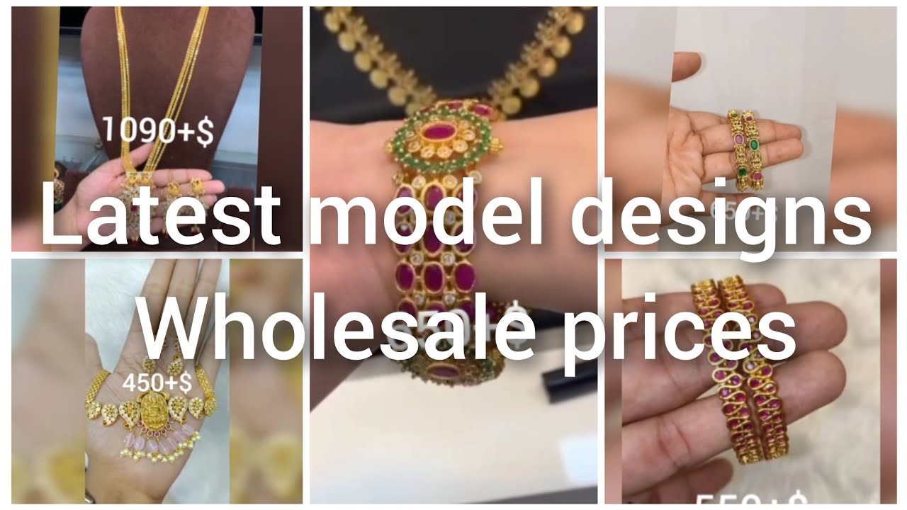 New trendy new model one gram gold jewelry collection@7287834127# ...