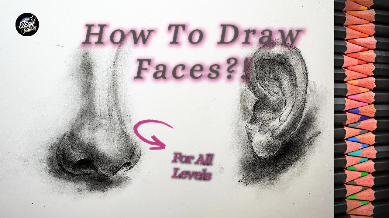 Fantastic Way To Learn | How to Draw | Ear and Nose | No Rules - YouTube
