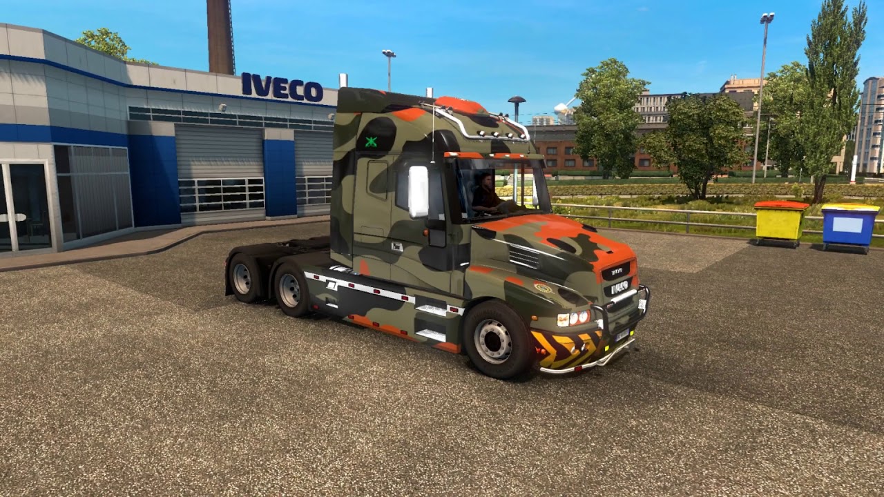 [ETS2 Mod] Iveco Strator v4.0 (Test on 1.30) - YouTube