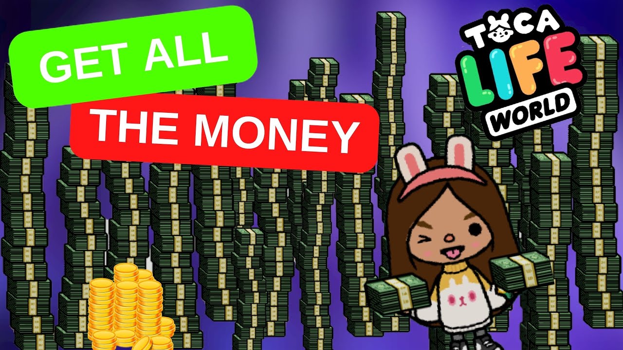 Tocaboca Given Me All The Money 💵 Toca Life World Money Collection ...