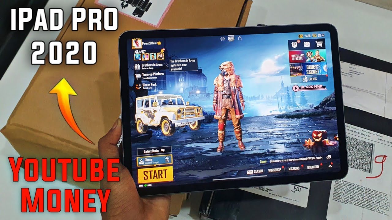 My New Gaming Device For PUBG !! iPad Pro 2020 Unboxing !! From Youtube ...