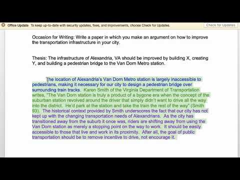 PIE Body Paragraph Structure - YouTube