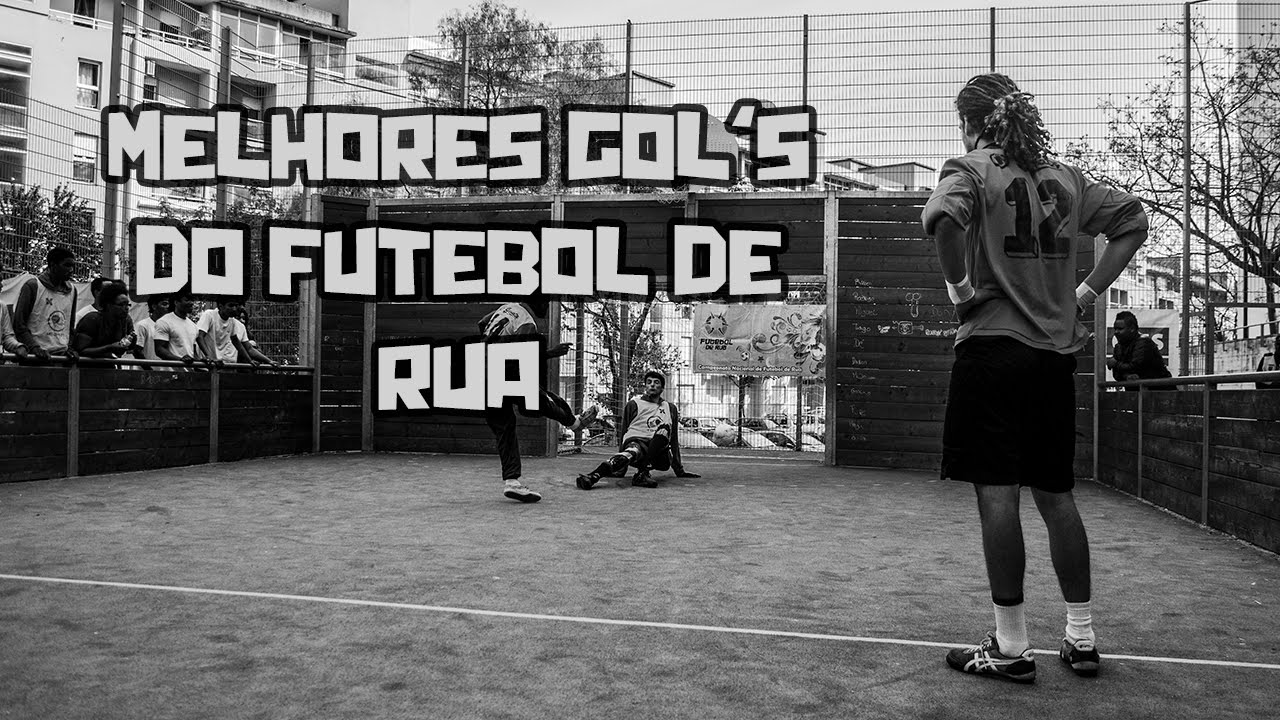 MELHORES GOLS NO FUTEBOL DE RUA - YouTube