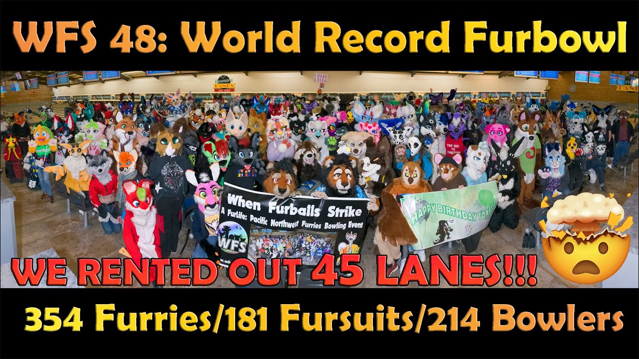 When Furballs Strike 48 - World Record Fursuit Bowling Meet 354 Furries ...