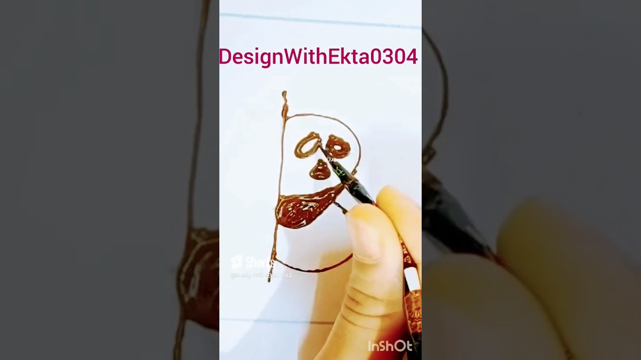 Panda Mehndi #panda #mehndi #henna #mp44 #nmh #neemuch - YouTube