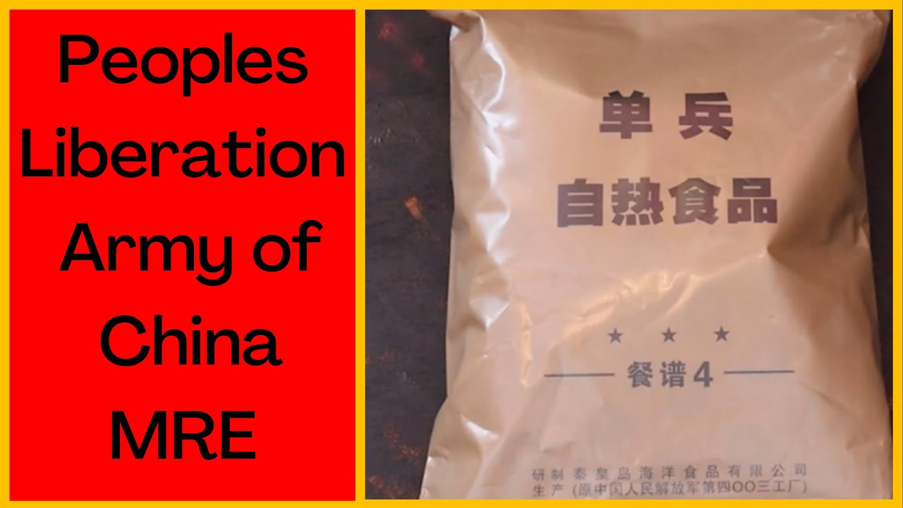 Peoples Liberation Army of China | MRE Ration Review | Menu 4 | Chinese ...