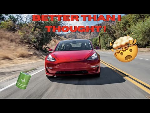 How Far Can The Tesla Model 3 Go Without The Aero Wheels - YouTube