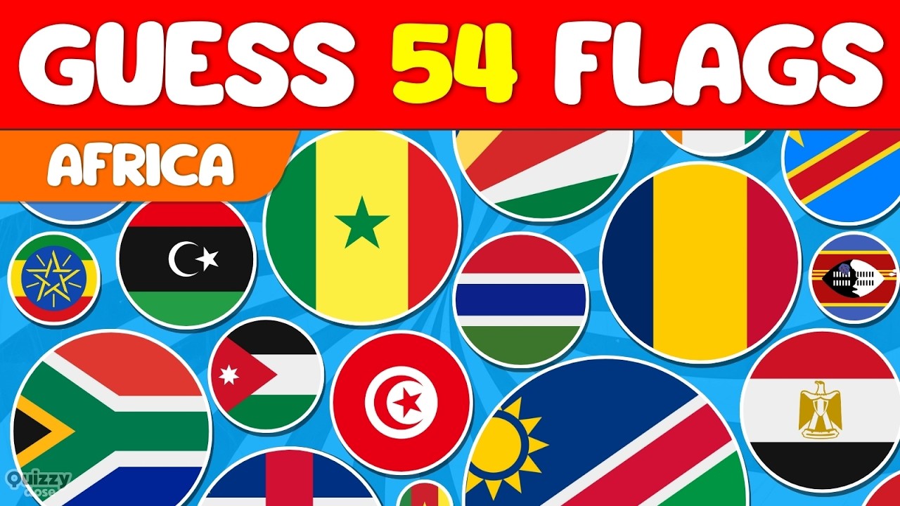 💊 Can you guess all 54 AFRICA Flags - Guess the flag Daily Quiz Blitz 🌪 ...