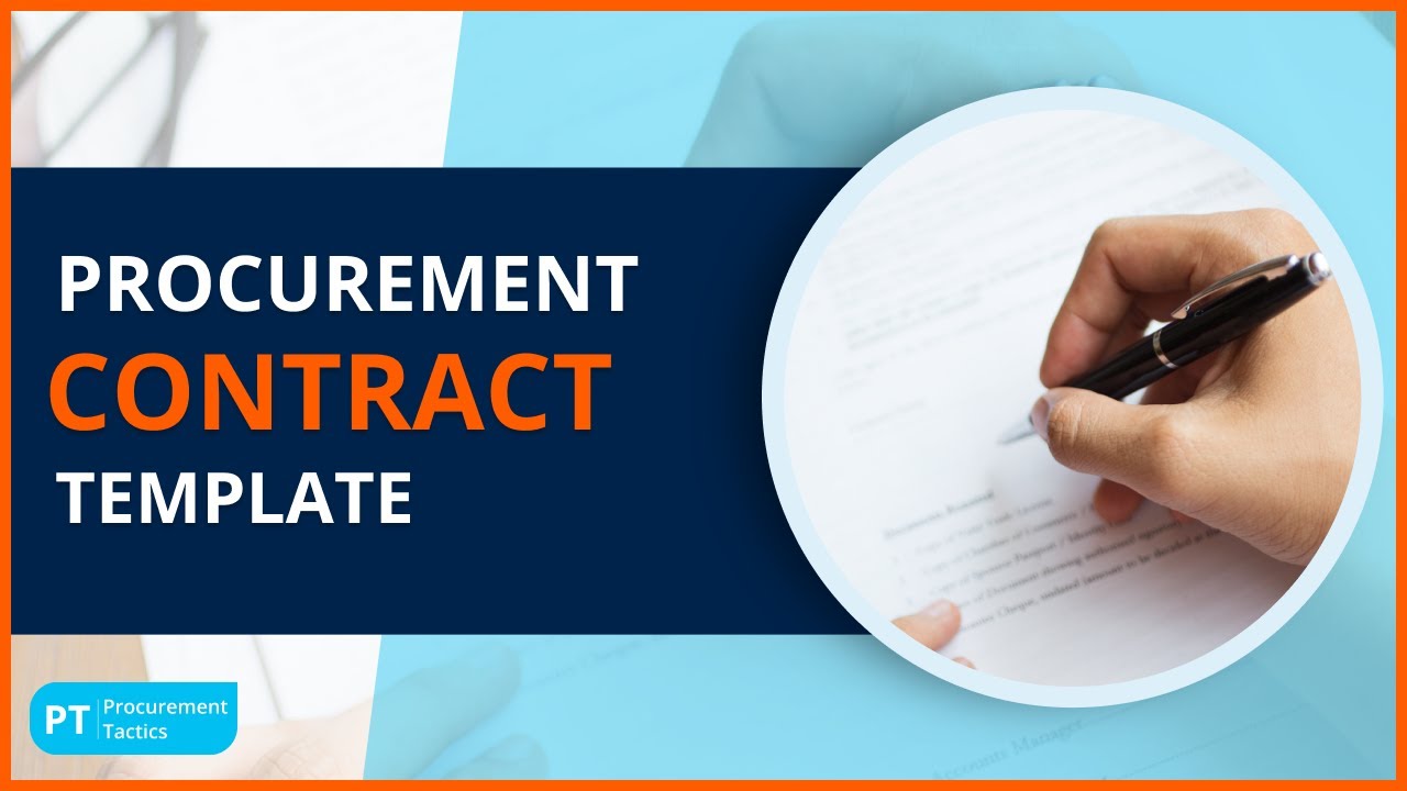 Procurement Contract Template | Essential Steps for Crafting Contracts ...