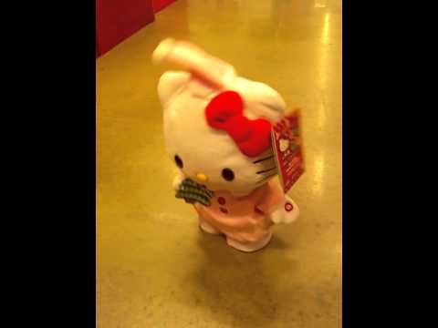 Gemmy side stepper Hello Kitty - YouTube